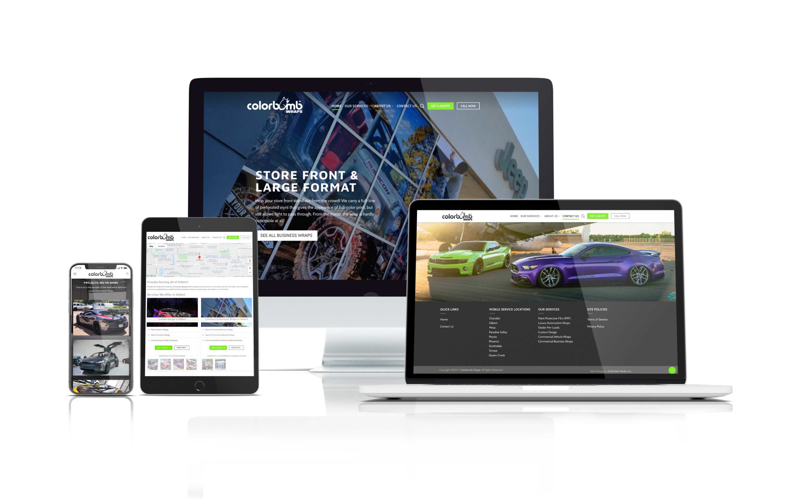 Colorbomb Wraps - Solid Web Works